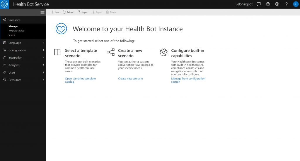 The Microsoft Health Bot, the start of your new bot project? – When ...